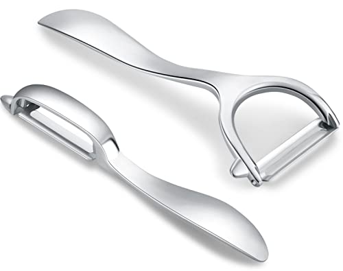 Set of 2 Stainless Steel Vegetable Peeler,Y-Shaped and I-Shaped Stainless Steel Peelers For Potatoes, All Fruits & Veggies¡­