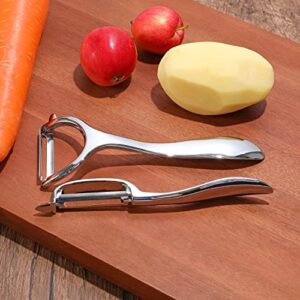 Set of 2 Stainless Steel Vegetable Peeler,Y-Shaped and I-Shaped Stainless Steel Peelers For Potatoes, All Fruits & Veggies¡­