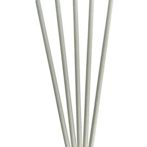 Kingseal WHITE Paper Disposable Drinking Straws, Unwrapped, Jumbo Size, 7.75" Length, Biodegradable, Earth Friendly, Bulk Pack - 1 Box of 600 Straws (600 Count)