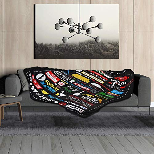 Friends Themed Fleece Blanket - Cozy Thermal Fleece Blanket Premium Flannel Fleece Throw Blanket Luxury Couch Throw Blanket for Bed Couch Car