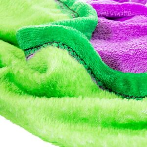 getDigital Purple Tentacle Wearable Throw Blanket with Sleeves - Cozy Fleece Blanket for Adults - Funny Merchandise Inspired by The Retro PC-Game Day of The Tentacle - One Size 55.12 x 78.74 inch