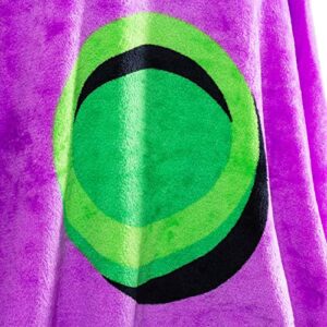 getDigital Purple Tentacle Wearable Throw Blanket with Sleeves - Cozy Fleece Blanket for Adults - Funny Merchandise Inspired by The Retro PC-Game Day of The Tentacle - One Size 55.12 x 78.74 inch