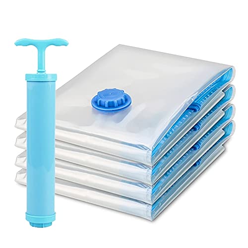 3PCS Vacuum Bag For Clothes Storage Bag With Valve Home Organizer Transparent Foldable Compressed Large Seal Space Saving Seal Bags (70x90cm)