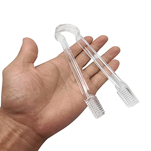 8 Pcs Plastic Buffet Serving Tongs, Clear Kitchen Tongs 6.3 Inch Small Ice Tongs for Tea and Coffee Party Catering Appetizers Salad Desserts Sandwich