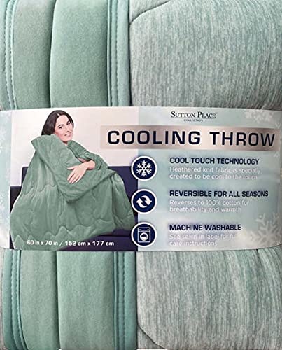 Sutton Place Cooling Throw Green