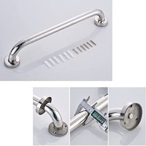 CRODY Grab Bars for Bathroom, Shower Grab Bar, Toilet Hand Support Rail, Polished Finish, Wall-Mounted Mounted Bath Grips, for Seniors Elderly Disabled, Towel Rack Toilet Auxiliary Handr/68Cm