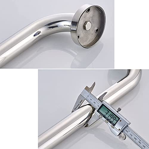 CRODY Grab Bars for Bathroom, Shower Grab Bar, Toilet Hand Support Rail, Polished Finish, Wall-Mounted Mounted Bath Grips, for Seniors Elderly Disabled, Towel Rack Toilet Auxiliary Handr/68Cm