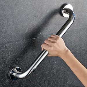 CRODY Grab Bars for Bathroom, Shower Grab Bar, Toilet Hand Support Rail, Polished Finish, Wall-Mounted Mounted Bath Grips, for Seniors Elderly Disabled, Towel Rack Toilet Auxiliary Handr/68Cm