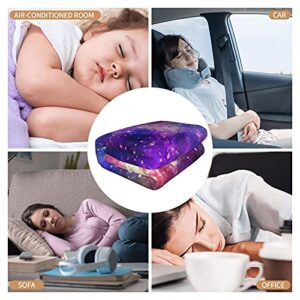 JASMODER Galaxy Constellation Hoodie Blanket Wearable Throw Blankets for Couch Blanket Hooded for Baby Kids Men Women