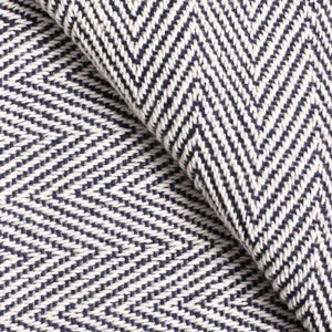 GLAMBURG 100% Soft and Breathable Cotton Thermal Blanket King Navy - Perfect for Layering Any Bed for All Season