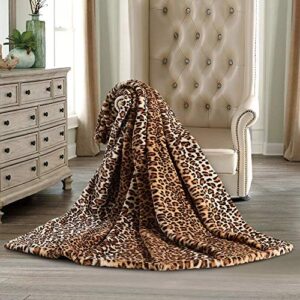 member's mark luxury faux fur throw (various prints) (cheetah)