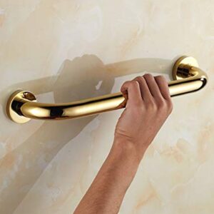 CRODY Bath Wall Attachment Handrails Grab Bar Rails Shower Aid and Safety Support Armrest Grab Bar,Safety Copper Elderly Handrail Luxurious Wall Mounted Straight Towel Rack/500 * 60Mm