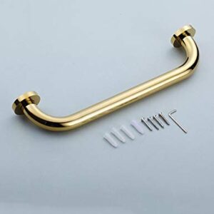 CRODY Bath Wall Attachment Handrails Grab Bar Rails Shower Aid and Safety Support Armrest Grab Bar,Safety Copper Elderly Handrail Luxurious Wall Mounted Straight Towel Rack/500 * 60Mm