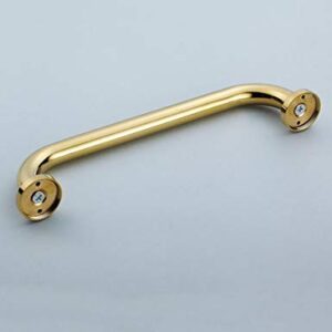 CRODY Bath Wall Attachment Handrails Grab Bar Rails Shower Aid and Safety Support Armrest Grab Bar,Safety Copper Elderly Handrail Luxurious Wall Mounted Straight Towel Rack/500 * 60Mm