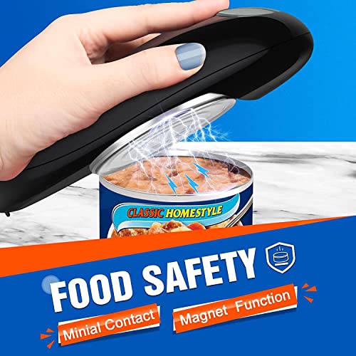 Hands Free, Food Safe Use, No Sharp Edge Electric Can Openers for Kitchen, Best Kitchen Gadget Automatic Can Opener for Seniors, Arthritis, and Chef