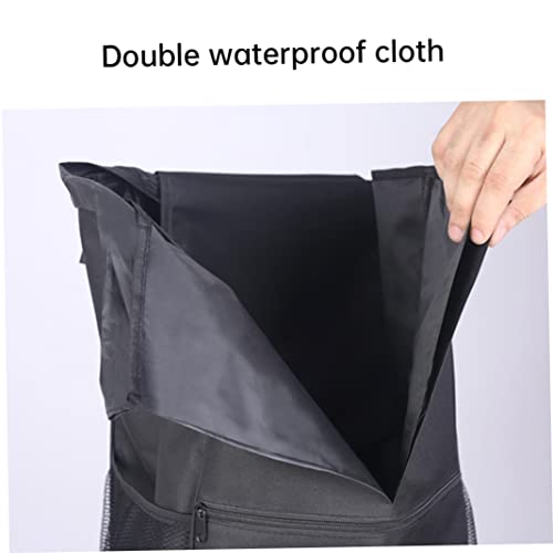 Shopping Hand Cart Replacement Bag Portable Folding Bag Waterproof Oxford Cloth Shopping Cart Backup Trolley Bags Reusable Shopping Spare Bag for Shopping Cart 34×24×55cm 45L.