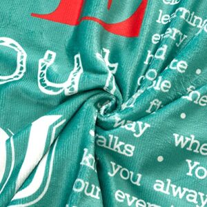 Piwaka Birthday Gifts for Women 70th Birthday Decorations 70 Year Old Gifts Mens 70th Birthday Gift Ideas Gifts for 70 Years Throw Blanket (Sherpa Fleece, 70th_Teal)