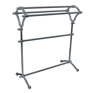 kingston brass scc2281 pedestal y-type towel-rack, polished chrome