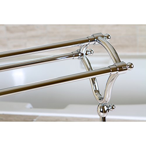 Kingston Brass SCC2281 Pedestal Y-Type Towel-Rack, Polished Chrome