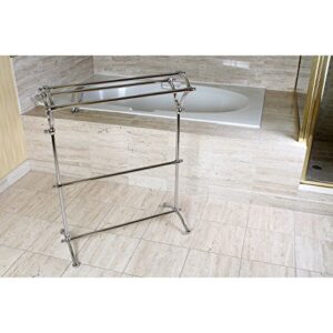 Kingston Brass SCC2281 Pedestal Y-Type Towel-Rack, Polished Chrome