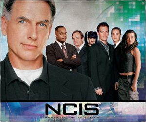 intimo ncis cast tv series super soft plush fleece throw blanket 50" x 60" (127cm x152cm)