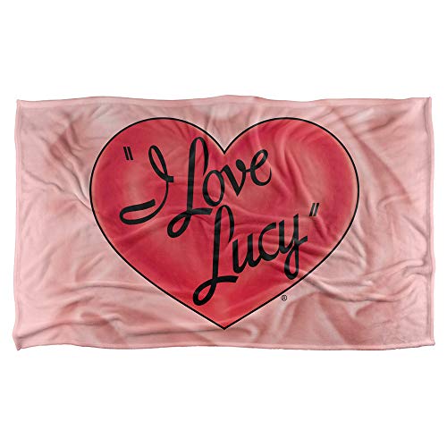 I Love Lucy 3D Logo Officially Licensed Silky Touch Super Soft Throw Blanket 36" x 58"