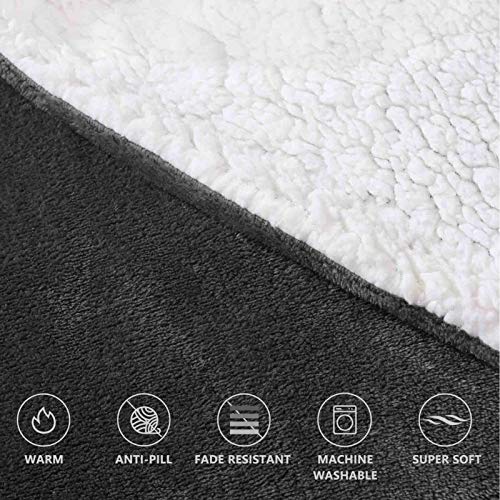 Blanket Sweatshirt, Oversized Soft Sherpa Plush Wearable Hoodie Blankets for Adults Women Men, Grey