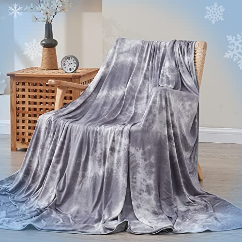 inhand Cooling Blanket Queen Size, Summer Blankets for Hot Sleepers & Night Sweat, Thin Blanket Cold Cool Lightweight Cooling Blanket for Couch Bed, Light Blanket for All Season Use