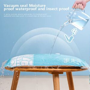 Iuhan 4 PC Vacuum Storage Bag,Extra Large Storage Bag for Comforters Blankets Clothes Pillows Travel Vacuum Compression Bags