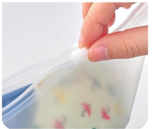 ericotry Plastic Pouch Bag Organizer Waterproof Packaging Bags Travel Storage Bag Luggage Shoes Cloth Suit Makeup Packing Pouch Bag Organizer (6-Pack of Different Sizes)