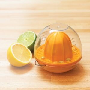 Prepworks by Progressive Dome Citrus Juicer, Lemon Lime Orange Grapefruit Press, Hand Held, Manual Lemon Squeezer