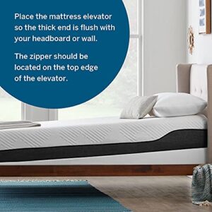 LUCID Mattress Elevator Base - Affordable Adjustable Base Alternative - 5-Inch Lift