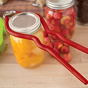 Farm to Table Canning Jar/Bottle Wrench, 10.5", Red PVC Coated