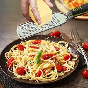 ALLTOP Food Graters for Cheese,Nutmeg,Potato,Ginger and Garlic,Cirtrus,Hand-held Stainless Steel Zester for Kitchen - Pro Multi-purpose Gadgets,Set of 3 Grinders