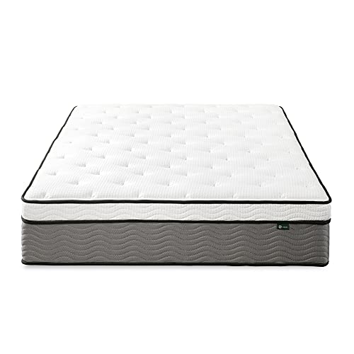 Zinus 14 Inch Support Plus Pocket Spring Hybrid Mattress/Extra Firm Feel/Heavier Coils for Durable Support/Pocket Innersprings for Motion Isolation/Mattress-in-a-Box, Full