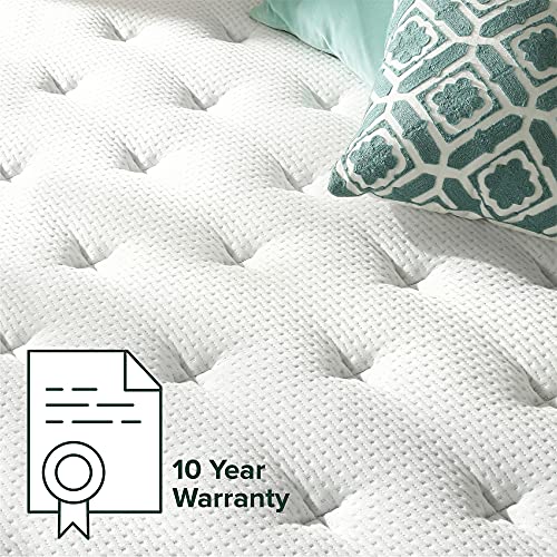 Zinus 14 Inch Support Plus Pocket Spring Hybrid Mattress/Extra Firm Feel/Heavier Coils for Durable Support/Pocket Innersprings for Motion Isolation/Mattress-in-a-Box, Full