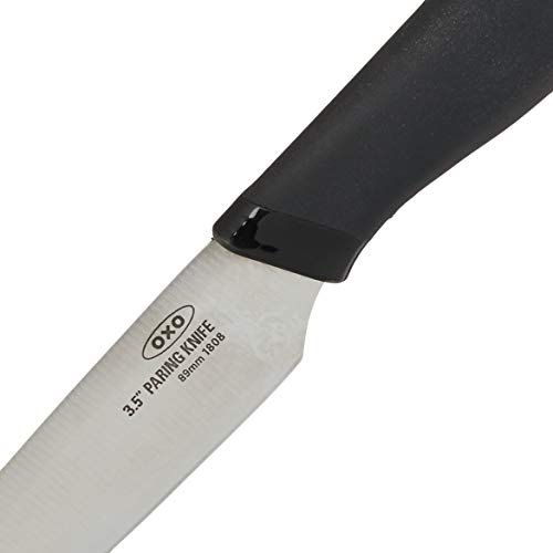 OXO Good Grips 3.5 Inch Pairing Knife,Black/Silver,3-1/2-Inch