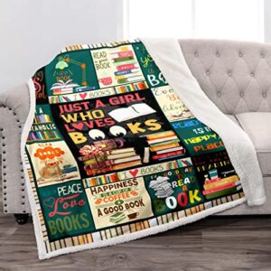 Book Lovers Gifts,Book Lovers Gifts for Women Gifts,Gifts for Readers Book Lovers,Throw Blanket Gifts for Who Like to Read Bookish,Bed Fleece Plush Blankets,Bookworm Gifts for Reading Lover,Throw