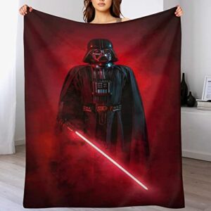 Flannel Throw Travel Blanket Darth Vader for Sofa Blanket/Living Room/for Adults Or Children 40"x50"