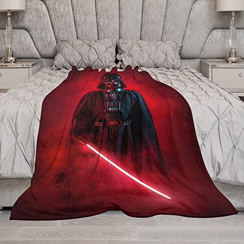 Flannel Throw Travel Blanket Darth Vader for Sofa Blanket/Living Room/for Adults Or Children 40"x50"