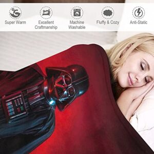 Flannel Throw Travel Blanket Darth Vader for Sofa Blanket/Living Room/for Adults Or Children 40"x50"