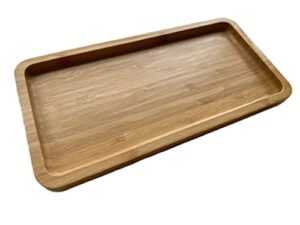 bamboo tray | modern home decor | 11.8l x 5.9w x 0.8h inches