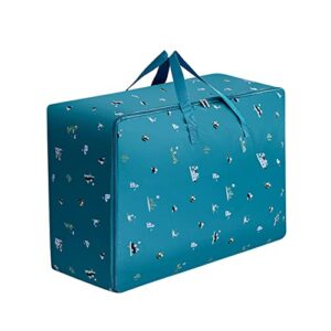 clothes storage bags with handle and zipper extra large travel bag for small clothes throw pillows quilts fabric storage cubes packing cubes for moving traveling