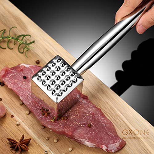 Meat Tenderizer,304 Stainless Steel Heavy Sturdy Meat Mallet/Pounder/Hammer Tool(1.65lb)