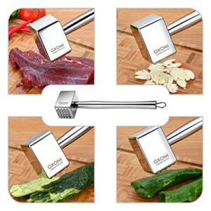 Meat Tenderizer,304 Stainless Steel Heavy Sturdy Meat Mallet/Pounder/Hammer Tool(1.65lb)