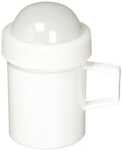 norpro multipurpose sugar flour powdered sugar shaker dust sifter 4.25" tall new,white