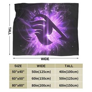 Fairy Tail Guild Symbol Illustratio Flannel Throw Blanket Fringe Lightweight Cozy Ultra Soft Couch Bed Sofa Chair for Kids Boys Girls Adults 50"X40"