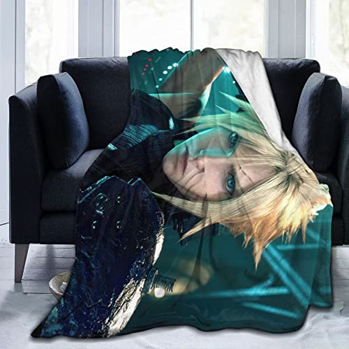 Final Games Fantasy Blanket Flannel Fleece Plush Throw Blanket All Seasons Lightweight Air Conditioner Fuzzy Blanket for Living Room/Bedroom/Sofa/Chair 60"x50"