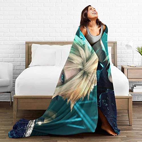 Final Games Fantasy Blanket Flannel Fleece Plush Throw Blanket All Seasons Lightweight Air Conditioner Fuzzy Blanket for Living Room/Bedroom/Sofa/Chair 60"x50"