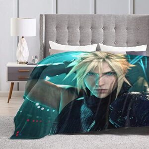 Final Games Fantasy Blanket Flannel Fleece Plush Throw Blanket All Seasons Lightweight Air Conditioner Fuzzy Blanket for Living Room/Bedroom/Sofa/Chair 60"x50"